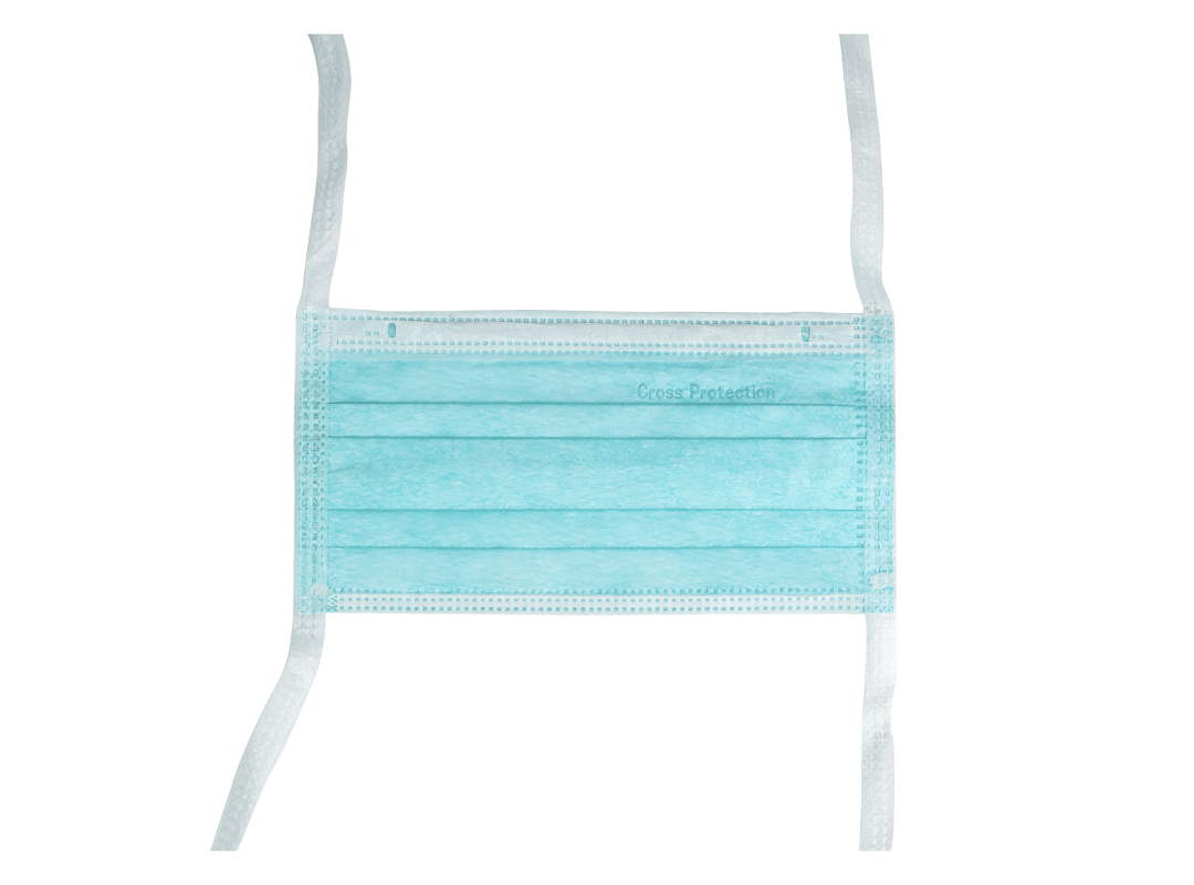Blue Type IIR Tie Back Masks 50pk – Minnigard Medical